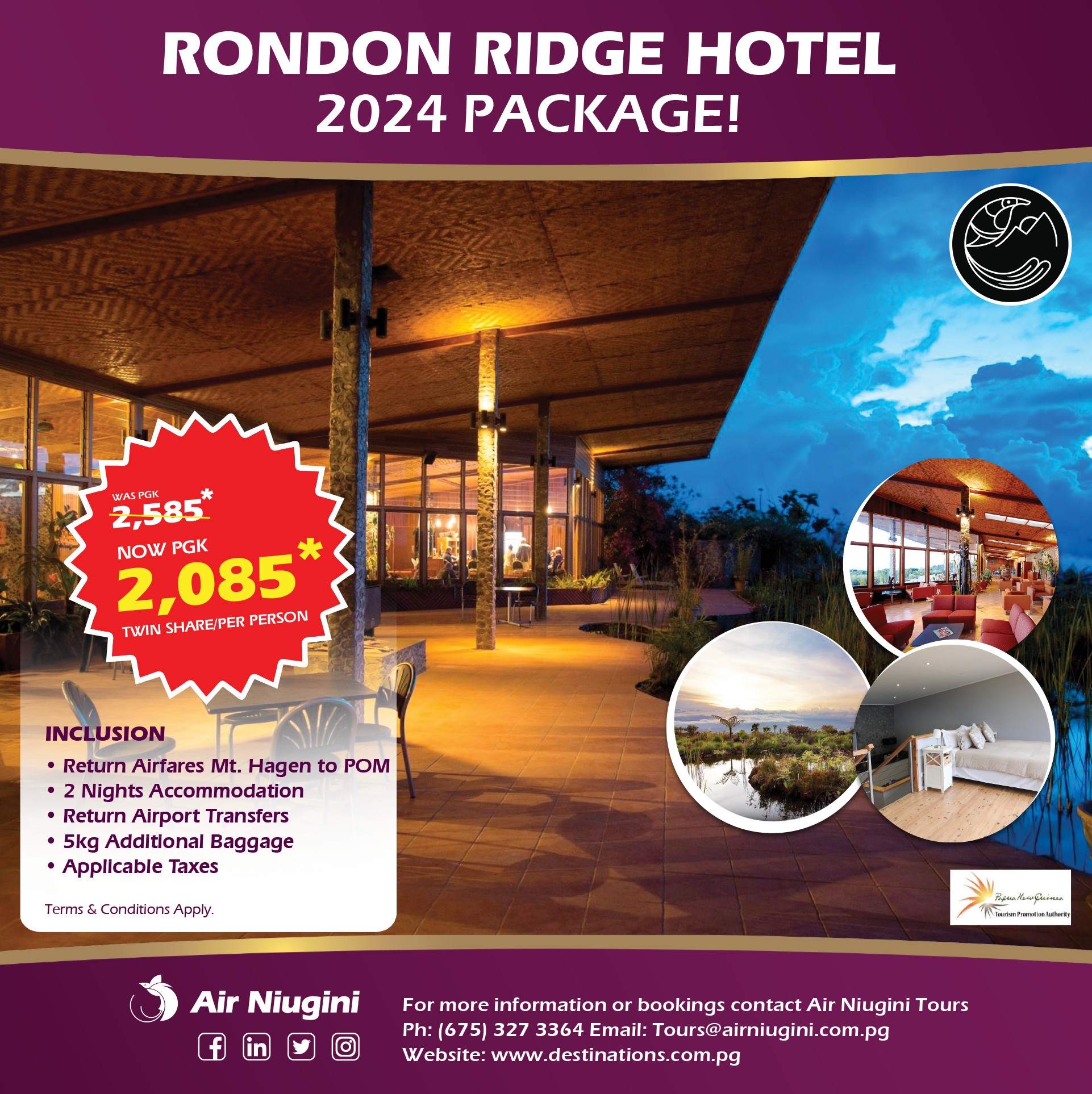 For Serenity, Visit Rondon Ridge! | Papua New Guinea