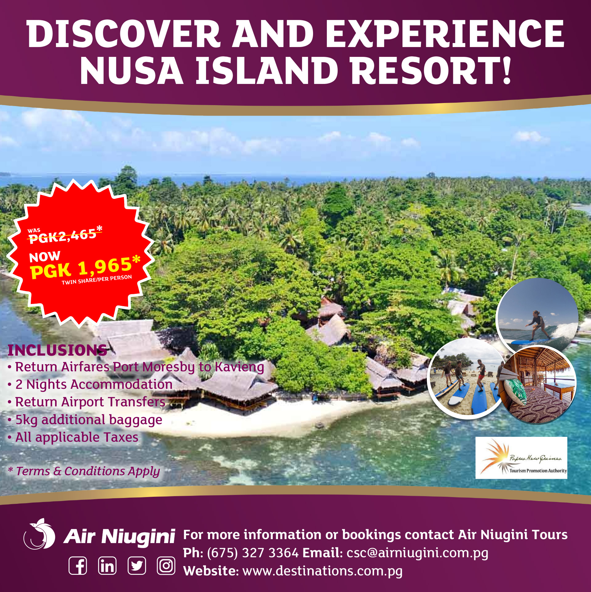 Discover and Experience Nusa Island Resort! | Papua New Guinea
