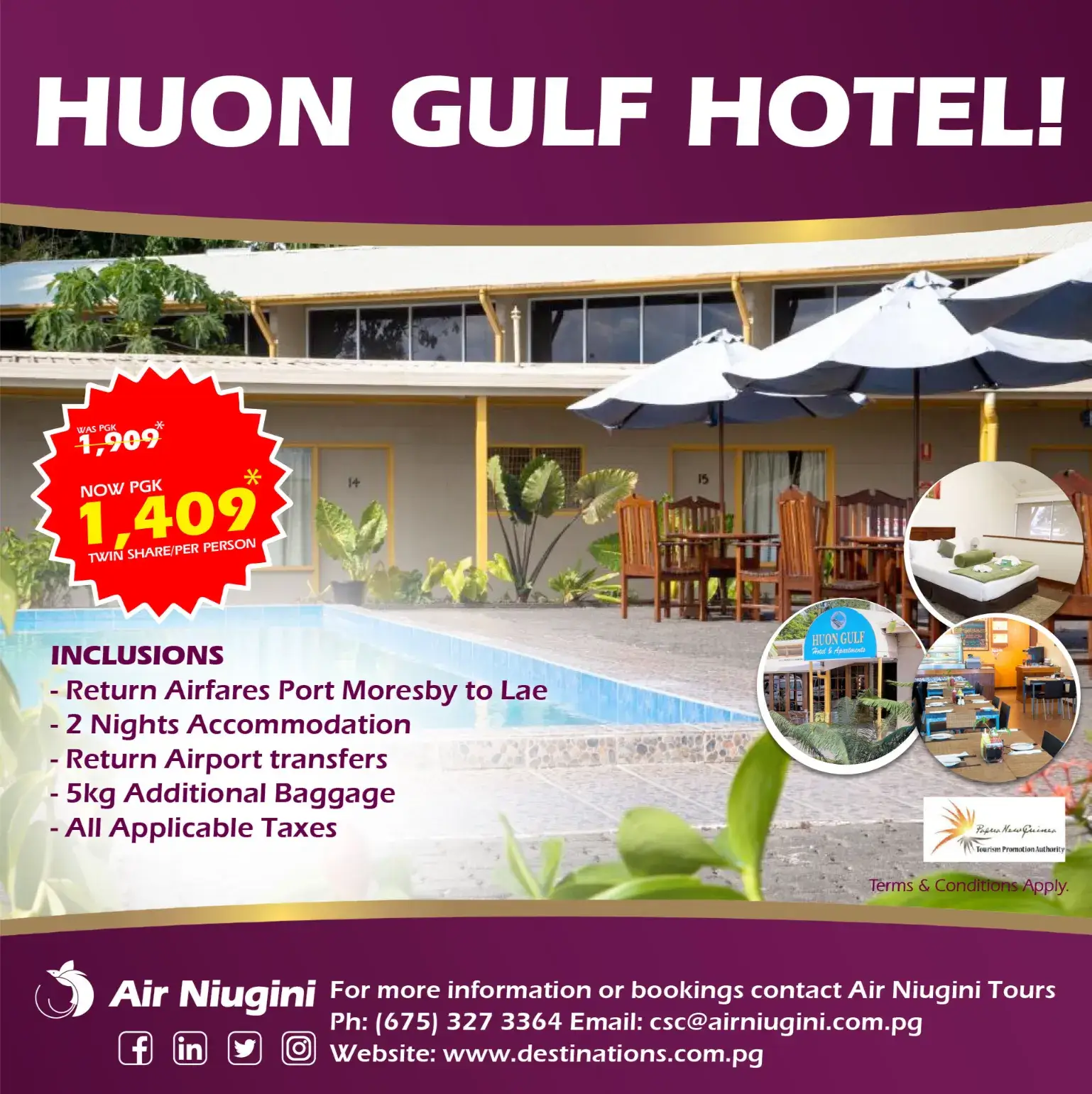 Huon Gulf Hotel | Itineraries | Papua New Guinea